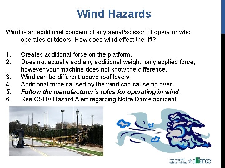 SCISSOR LIFT AWARENESS STAND DOWN TRAINING MAY 4