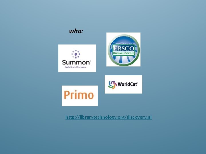 What is it Web Scale Discovery and how