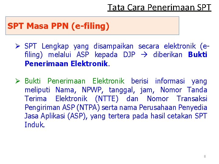 Panduan Pengisian SPT eSPT PPN 1111 dan 1111