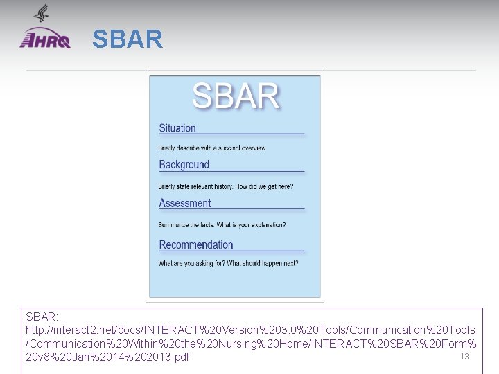 Improving Patient Safety in LongTerm Care Facilities Module