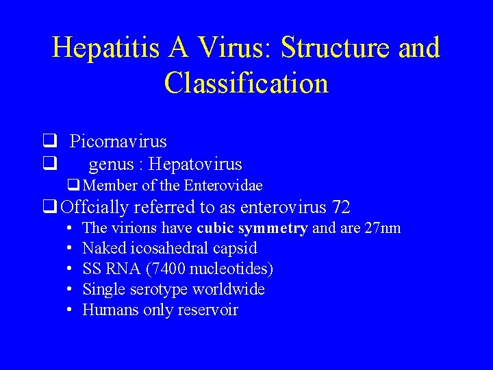 INFLAMMATON OF THE LIVER Hepatitis AB Viruses part