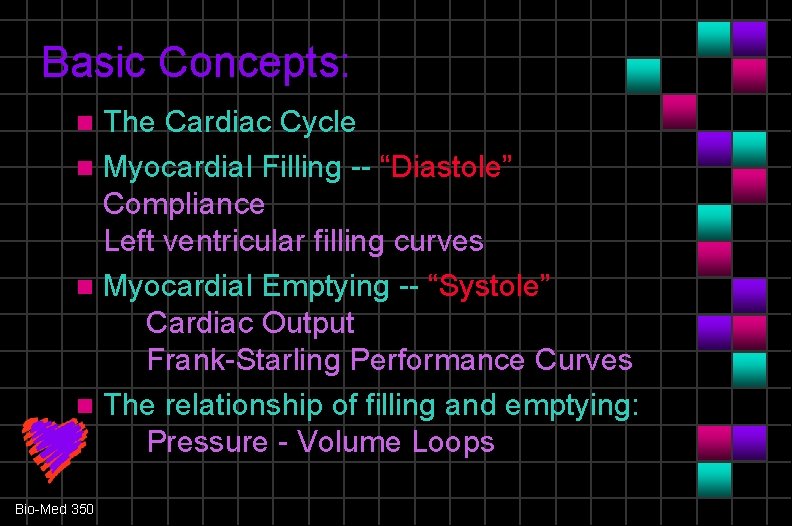 BioMed 350 Normal Heart Function and Congestive Heart