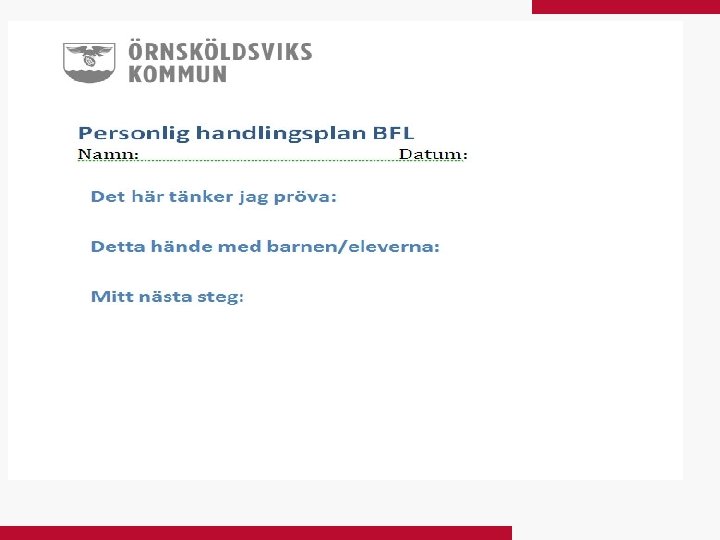 Trff BFLpiloter 1511 Kollegiesamtal Dokumentationsmall Personlig ...