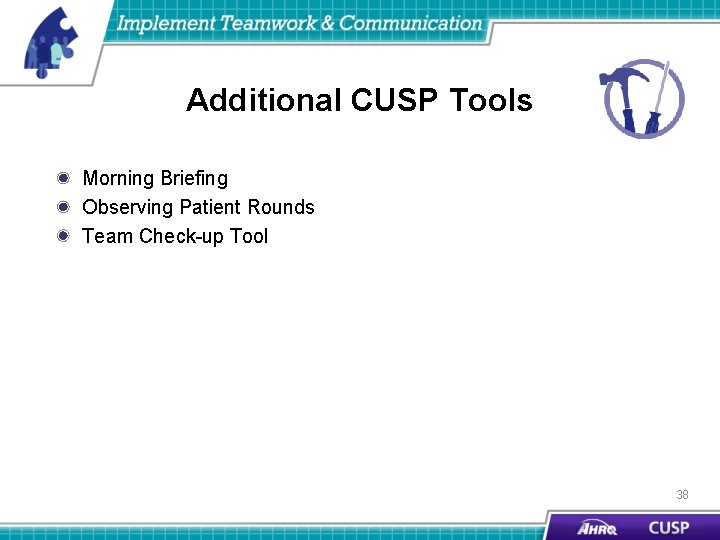 1 Learning Objectives Recognize the importance of effective