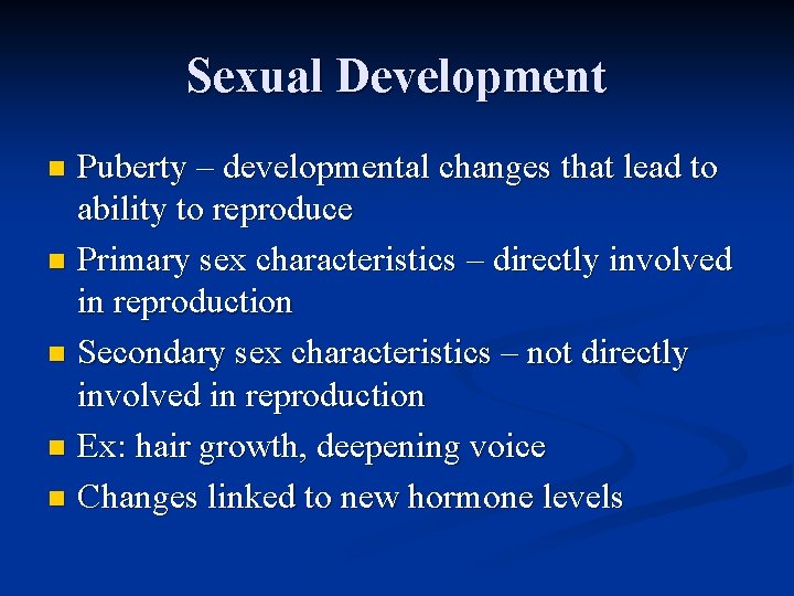 Chapter 11 Adolescence 1 Physical Development Modern society