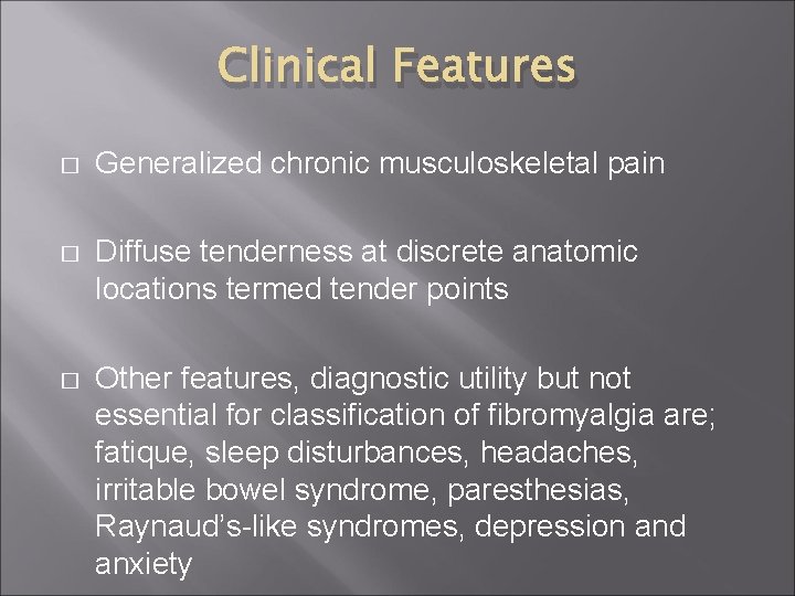 SOFT TISSUE RHEUMATISM Prof Dr ansn Tzn FIBROMYALGIA