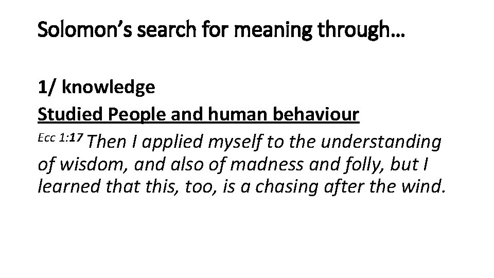 Solomon Born during Israels Golden Era Privileged heritage