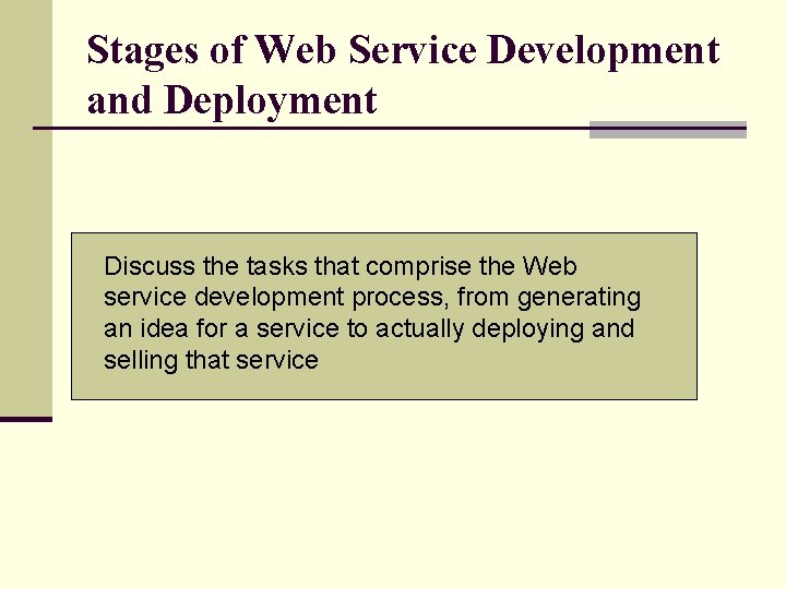 Web Services Business Models Web Services Business Models