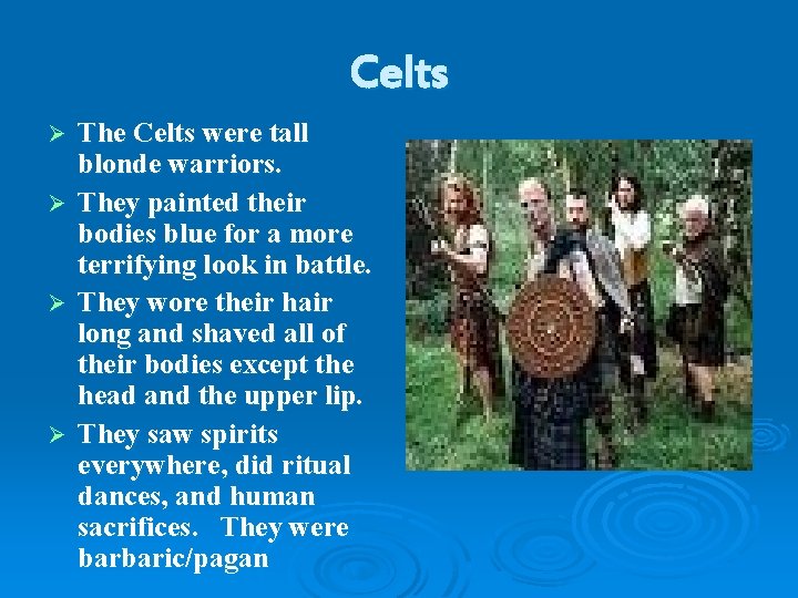 British Literature These notes are available for further