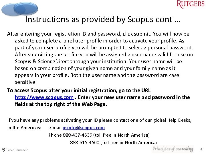 How to register for Scopus Step by step