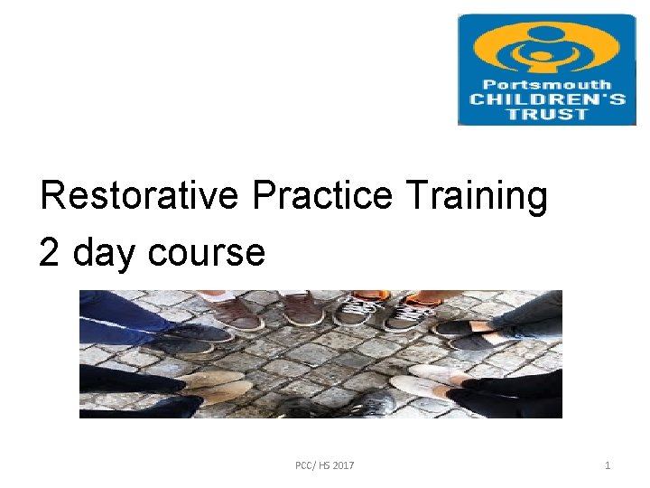 Restorative Practice Training 2 day course PCC HS