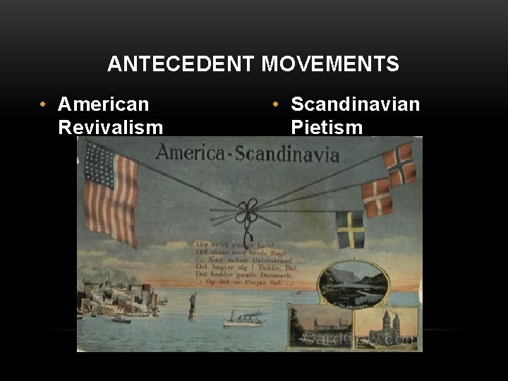 HISTORY OF THE EVANGELICAL FREE CHURCH OF AMERICA