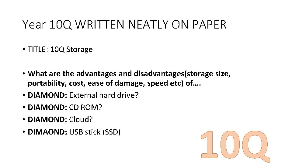 YEAR 10 YEAR 10 HOMEWORK CHECKLIST www klikmedia