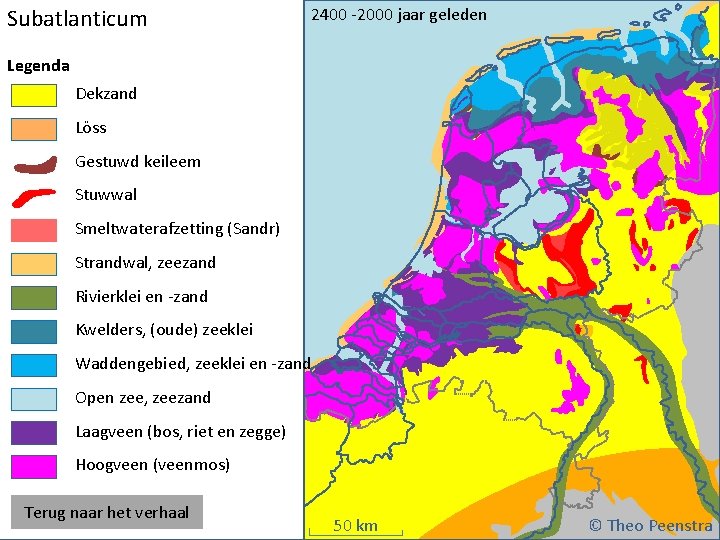 Preglaciaal Meer dan 238 000 jaar geleden Legenda