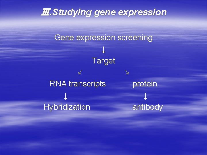 Chapter 7 Analyzing DNA gene structure variation expression