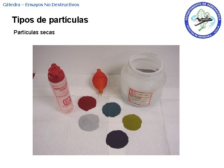 Ctedra Ensayos No Destructivos PATICULAS MAGNTICAS Ctedra Ensayos