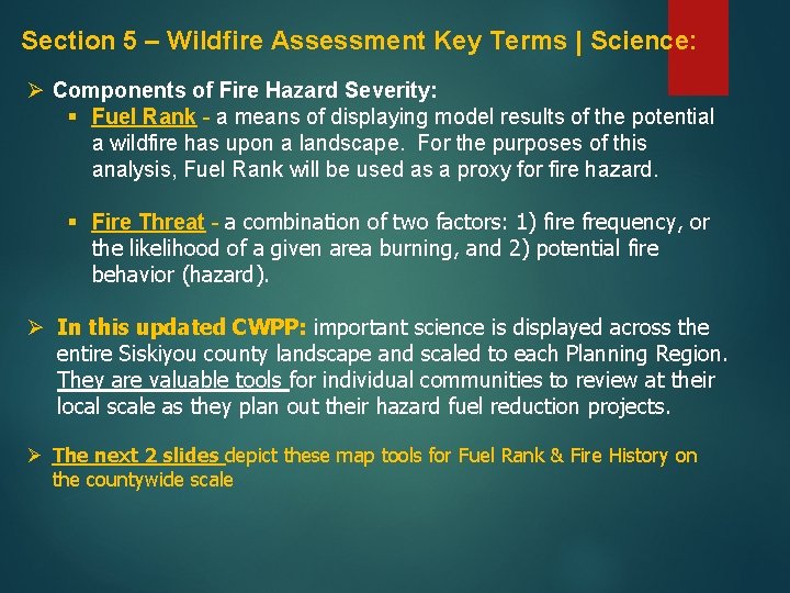 Community Wildfire Protection Plan Siskiyou County Boles Fire
