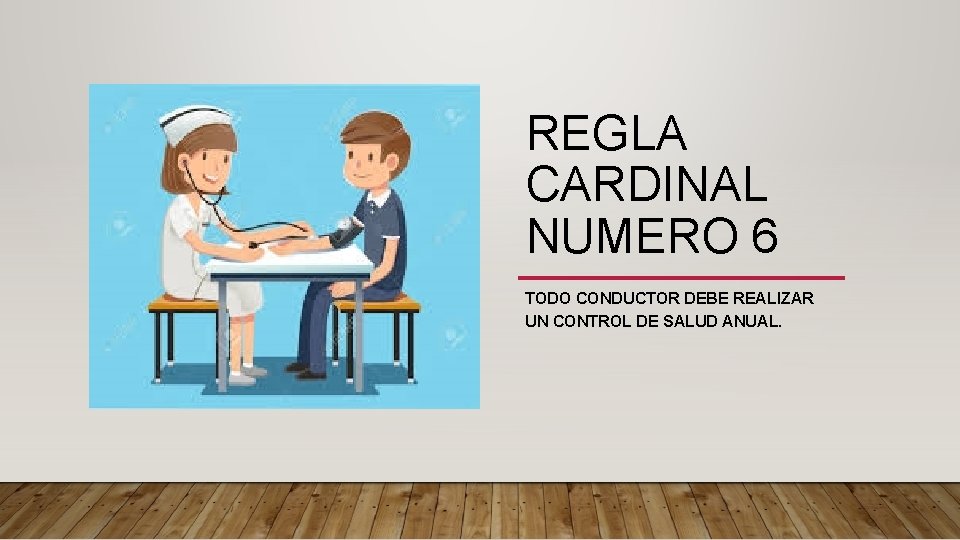 REGLAS CARDINALES DE SEGURIDAD PROGRAMA DE PREVENCION DE