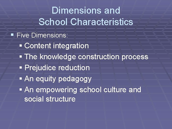 An Introduction to Multicultural Education James Banks 2002