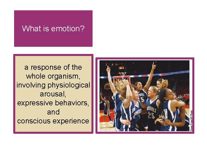 Learning Targets 41 1 Describe how arousal expressive