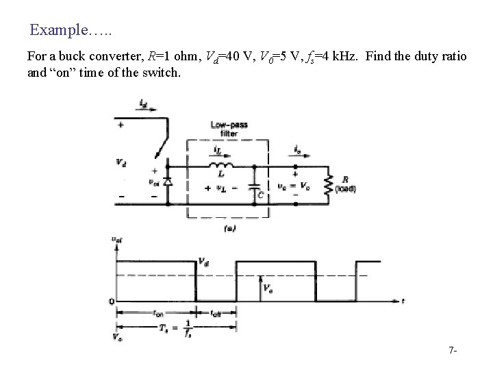 DCDC SwitchMode Converters Applications Regulated switch mode dc