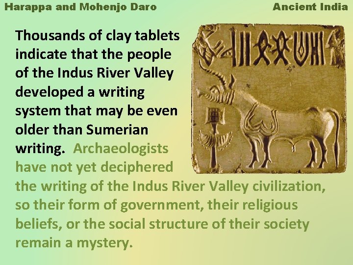 Harappa and Mohenjo Daro Ancient India In 1856