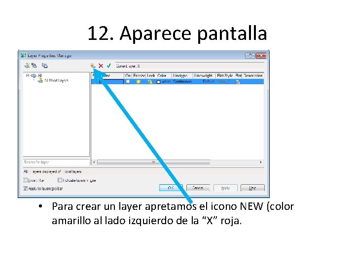 EJERCICIO DE UN PLANO APLICACIN DEL COMANDO LINE