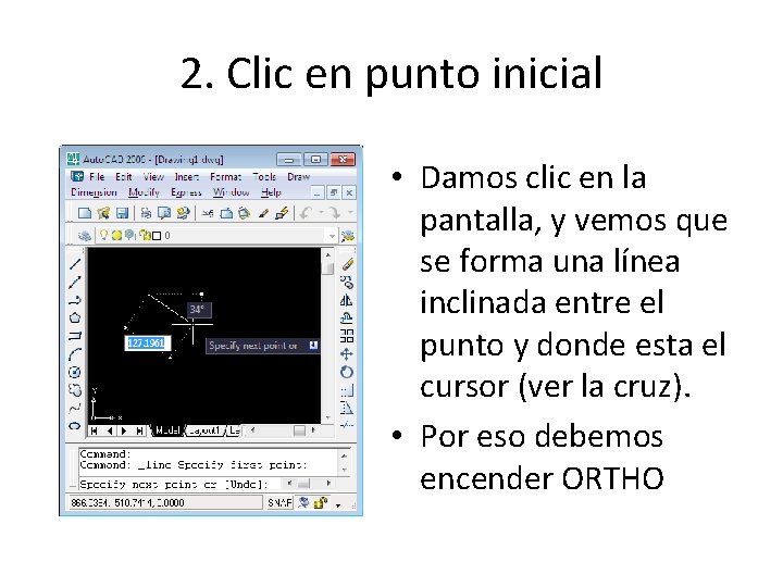 EJERCICIO DE UN PLANO APLICACIN DEL COMANDO LINE