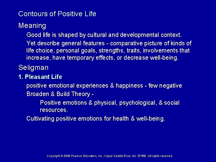 Life Above Zero Lesson of Positive Psychology Happiness