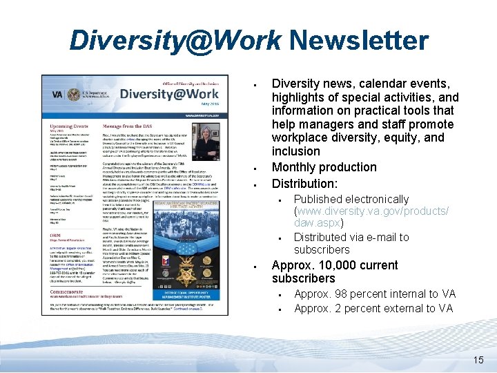 The Office of Resolution Management Diversity and Inclusion