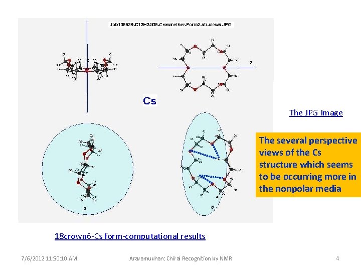Chiral Recognition by NMR Spectroscopy A Theoretical approach