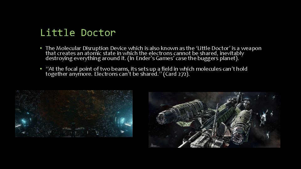 Technology Comparison Present Day versus Enders Game By