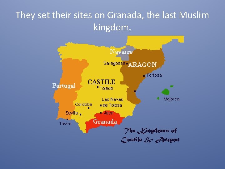 The Kingdoms of Spain and Portugal Map of