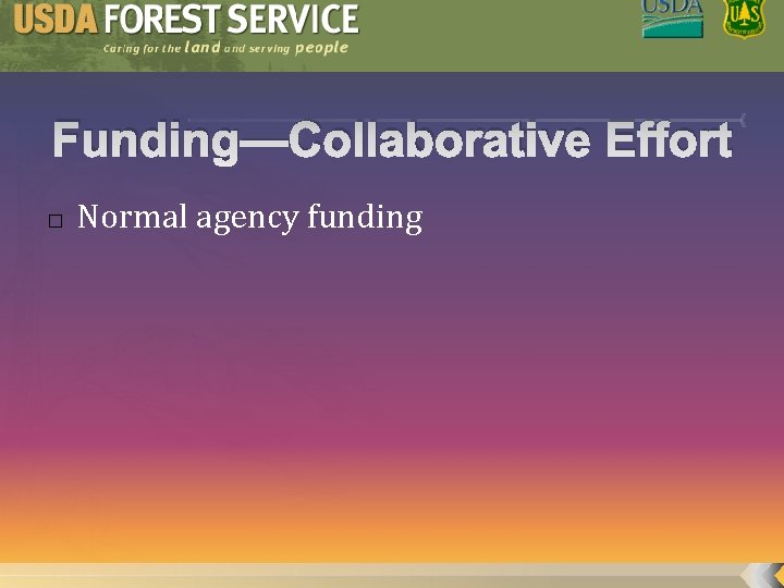 An Executive Comparison OF FACA vs COLLABORATIVE EFFORTS