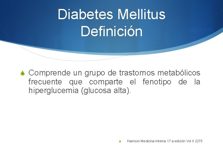 SEMANA DE SALUD DIABETES MELLITUS S Introduccin S