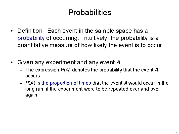 Quick Review of Probability Berlin Chen Department of