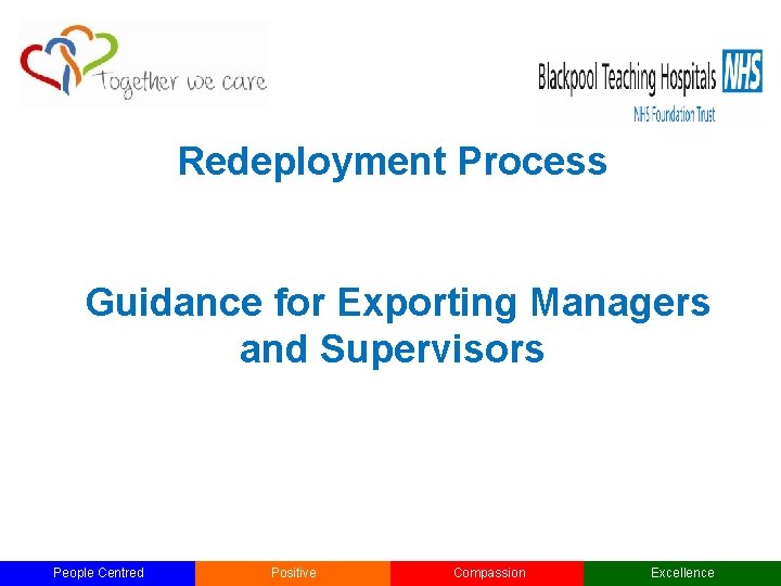 Redeployment Process Guidance for Exporting Managers and Supervisors