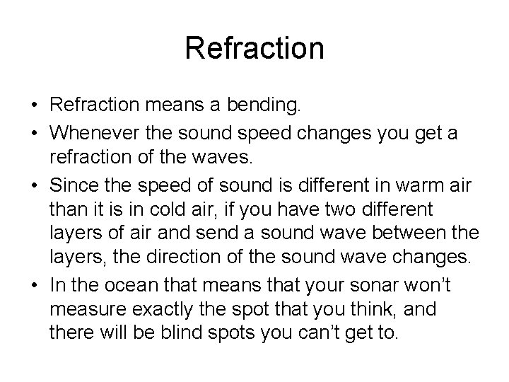 Goal To understand sound Objectives 1 To learn