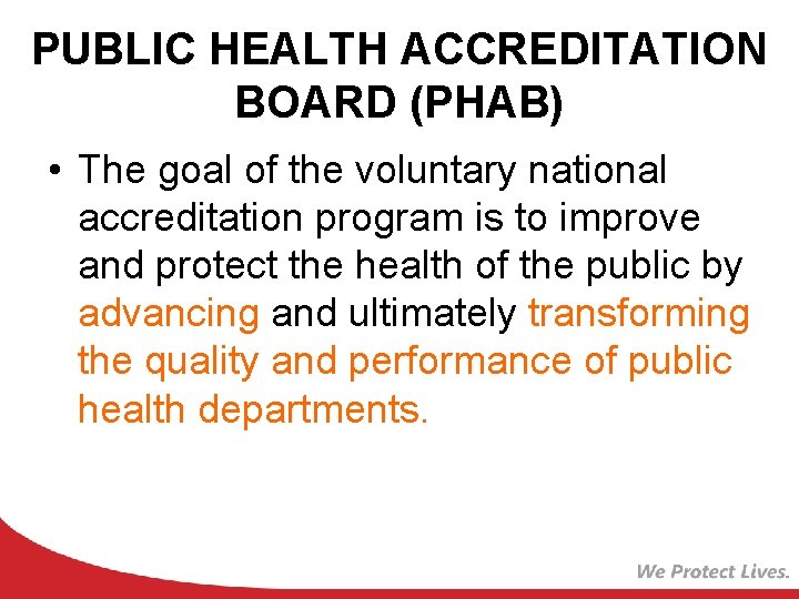 ACCREDITATION AT DISTRICT 4 Presentation to 10 Essential