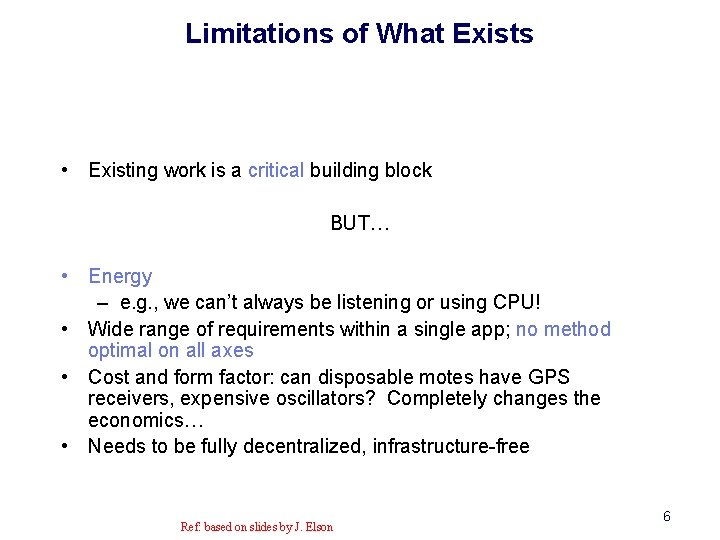 Part III Time Space Problems in Sensor Networks