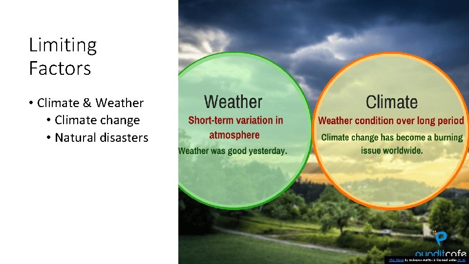 Living Things the Environment Populations are affected by