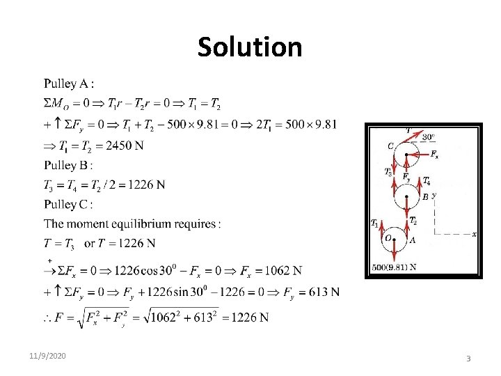 Examples on Equilibrium Problem1 Calculate the tension T