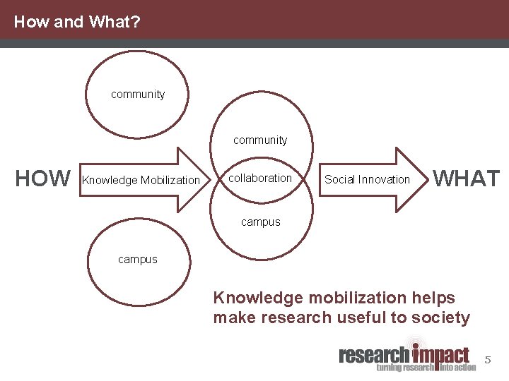 Knowledge Mobilization as an Institutional Priority David Phipps