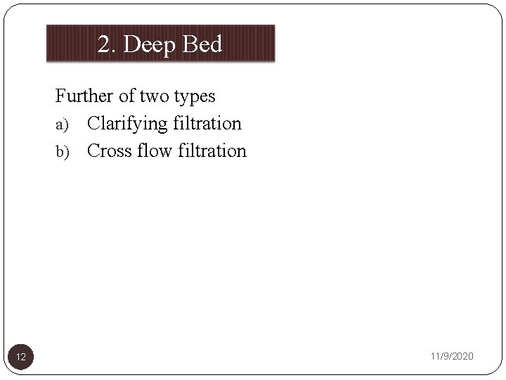 Filtration By Sidra Jabeen Department of Chemical Engineering