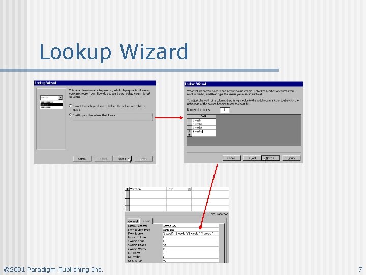 Microsoft Access 2000 Creating Tables and Relationships Creating