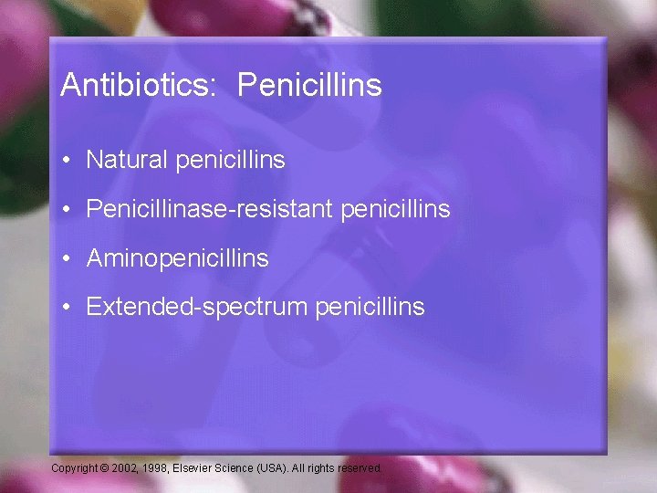 AntiInfective Agents Antibiotics Sulfonamides Penicillins ...