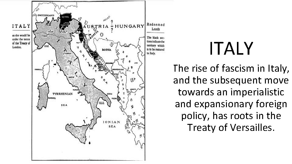 German Italian Expansion 1933 1940 From the initial