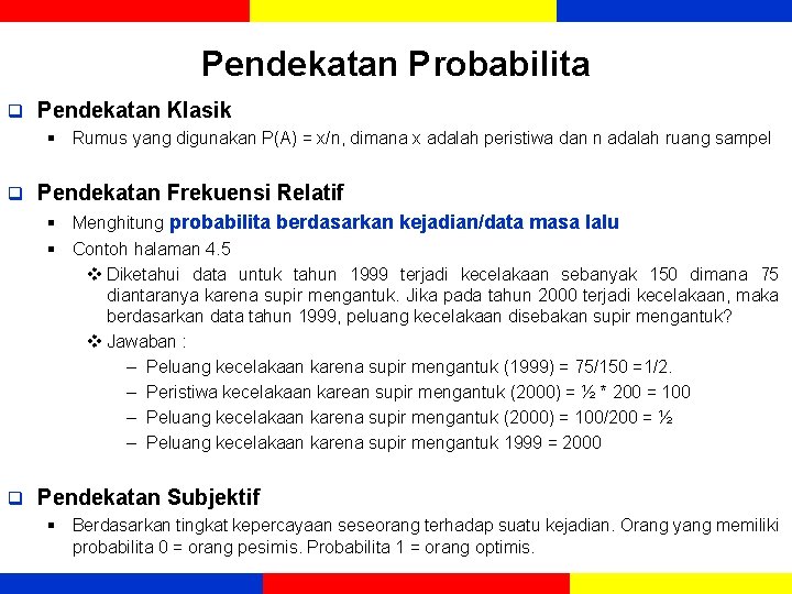 Modul 4 Probabilitas KEGIATAN BELAJAR 1 Teori Probabilitas