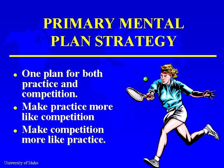MENTAL PLANS DEVELOPING MENTAL TOUGHNESS THRU SYSTEMATIC PLANNING