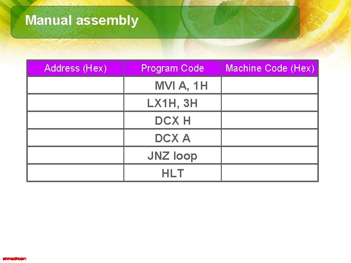 EMT 2484 EMT 2453 INTRODUCTION TO MICROPROCESSOR DESIGN